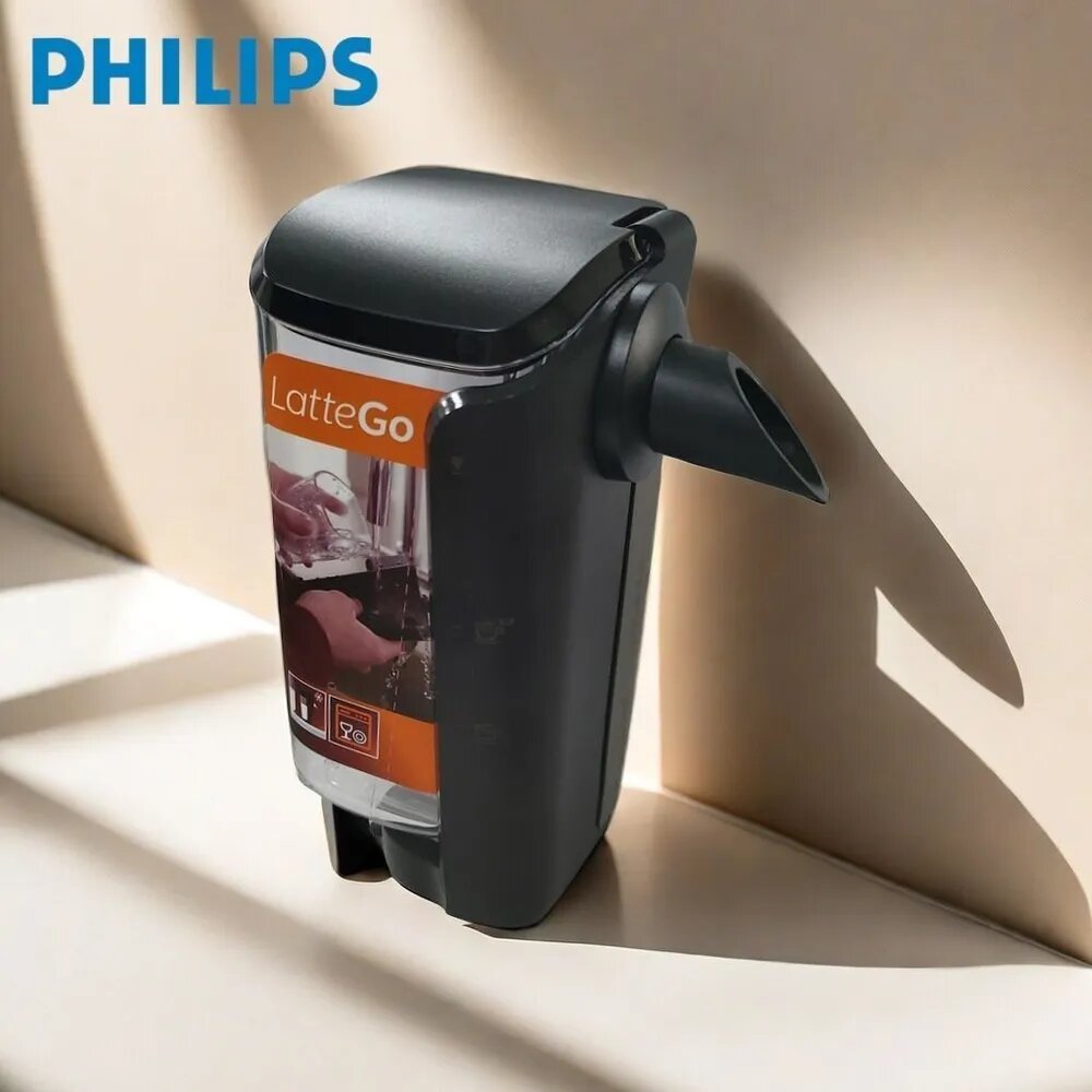 Кофеварка Кувшин-капучинатор LatteGo для Philips, Saeco 421944083391,421945016211, черный, белый