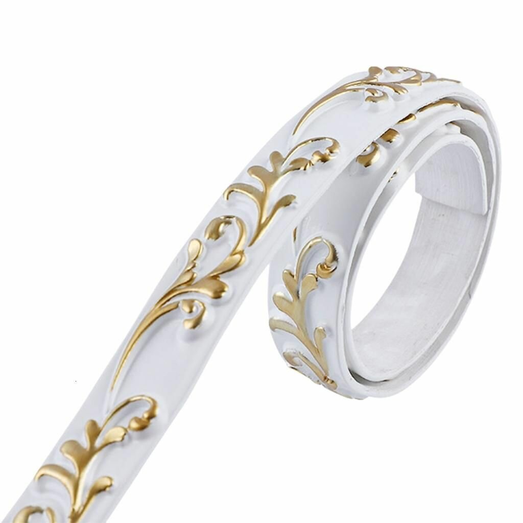 Гибкий молдинг для стен, 5 м, самоклеящийся, Белоголовые