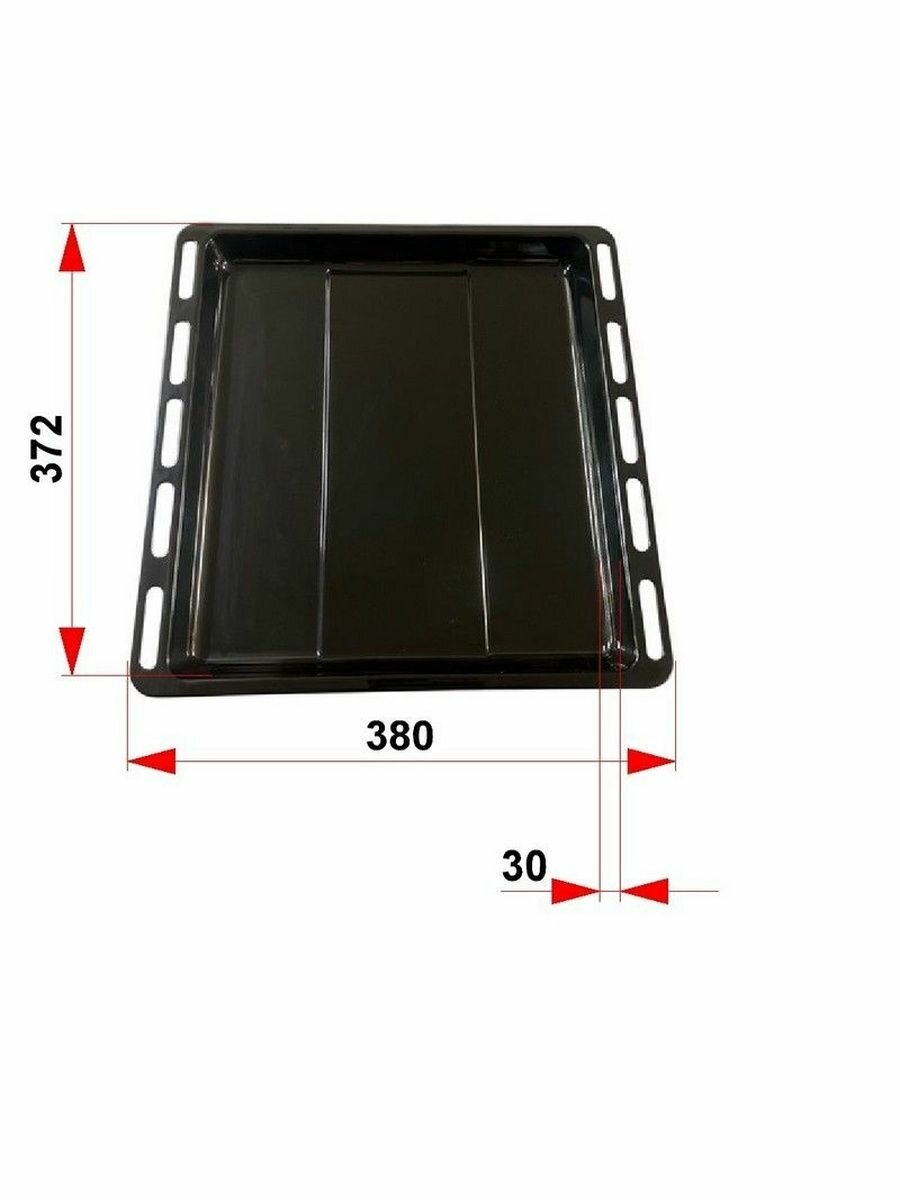Жаровня ( противень ) 372*380 мм , глубокий , Gefest 300.00.056А