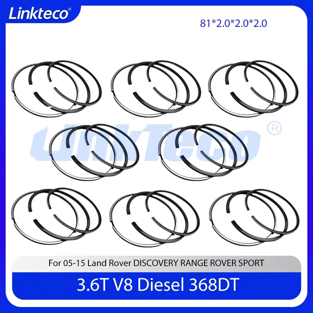 Комплект поршневых колец двигателя 8X STD 0,5 подходит для 3.6 T L 368DT Diesel V8 для 06-13 STD