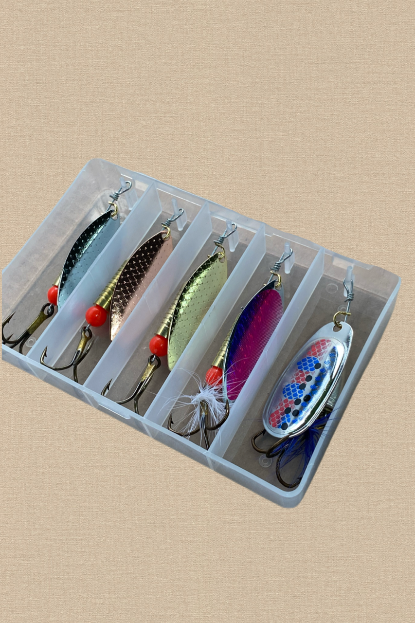 Набор блесен вертушек / Вращающиеся блесны для рыбалки на хищника щука окунь