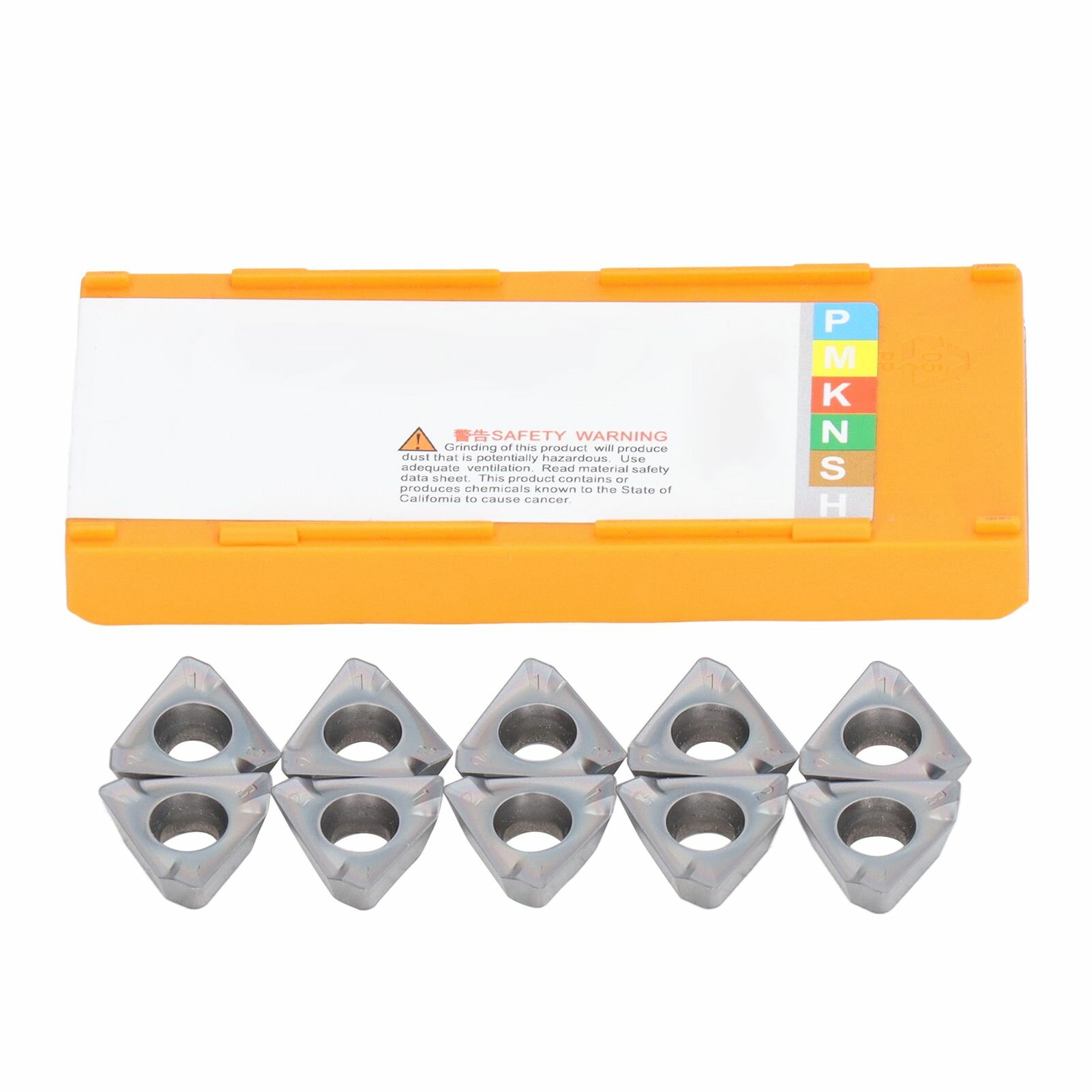 10 шт. твердосплавные токарные вставки с покрытием, фреза для токарного станка с ЧПУ, держатель металлического фрезерного инструмента