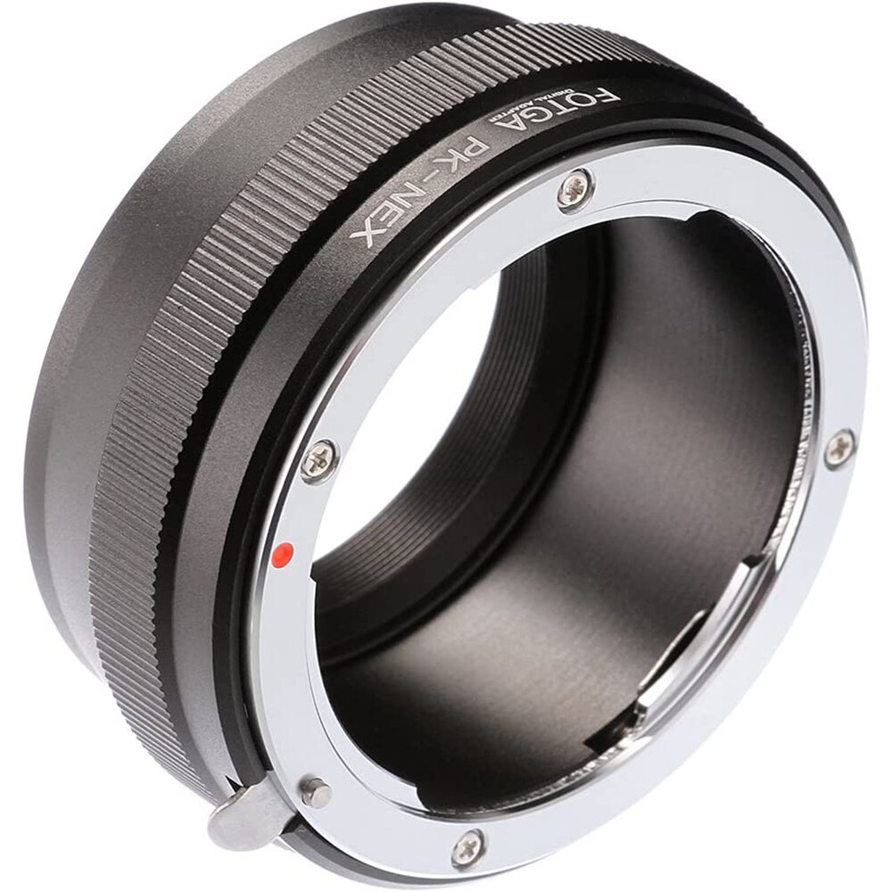 Цифровое кольцо-адаптер Fotga PK-NEX для объектива Pentax PK K Mount на камеру Sony NEX E-Mount (для Sony NEX-3 NEX-3C NEX-3N NEX-5 NEX-5C NEX-5N NEX-5R NEX-5T NEX-6 NEX-7)