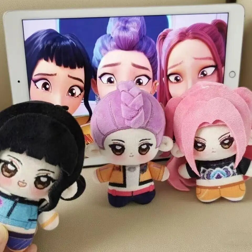 Плюшевый кулон KPop Saja Boys 10 см Розовый, 3pcs