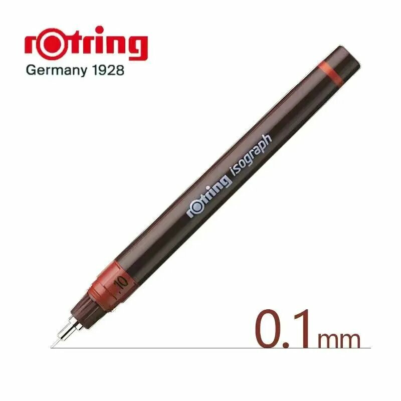 Изограф Rotring 0.1 мм, пластик. корпус