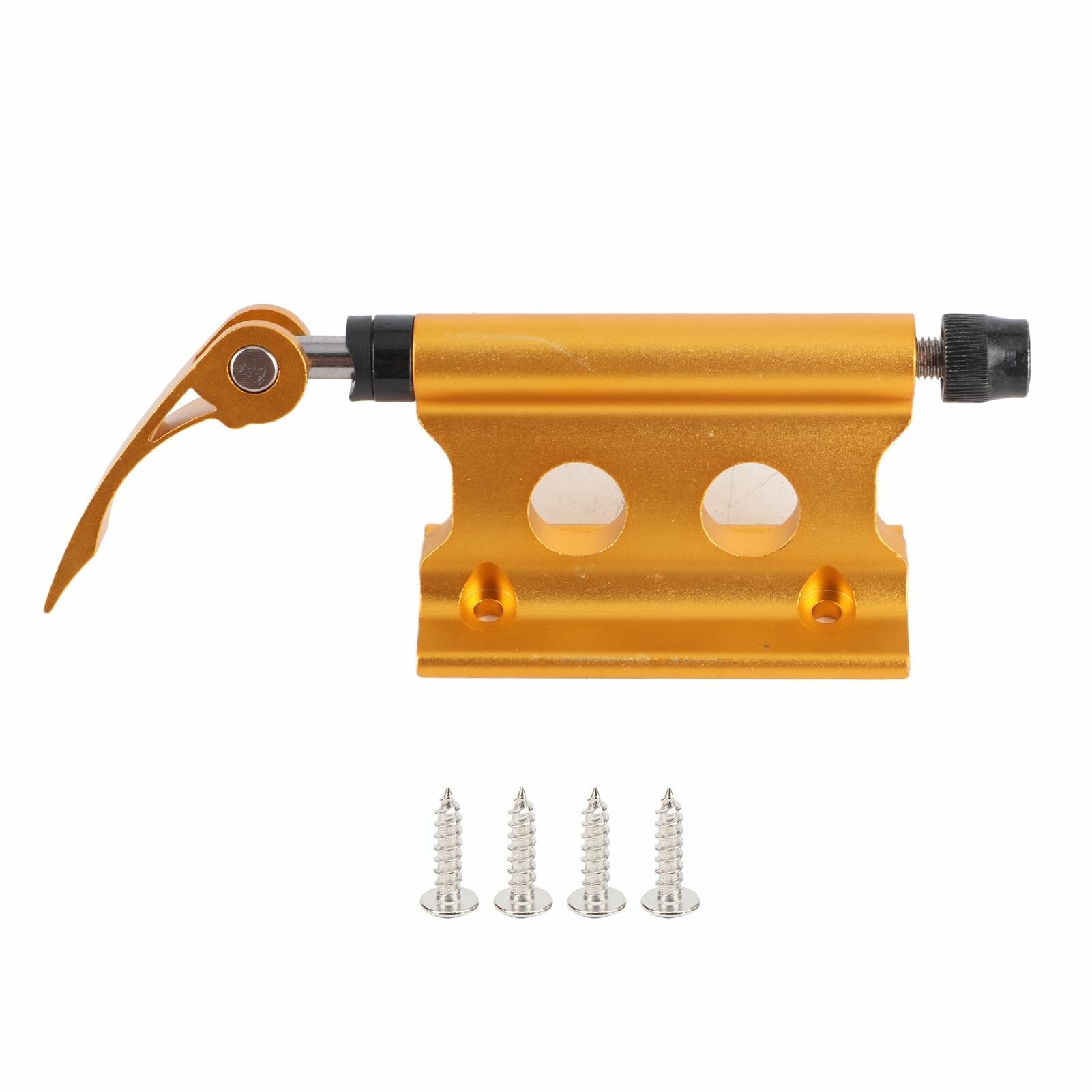 Крепление на велосипедную вилку Быстросъемный велосипедный блок Передняя вилка с фиксированным зажимом Держатель для багажа Желтый