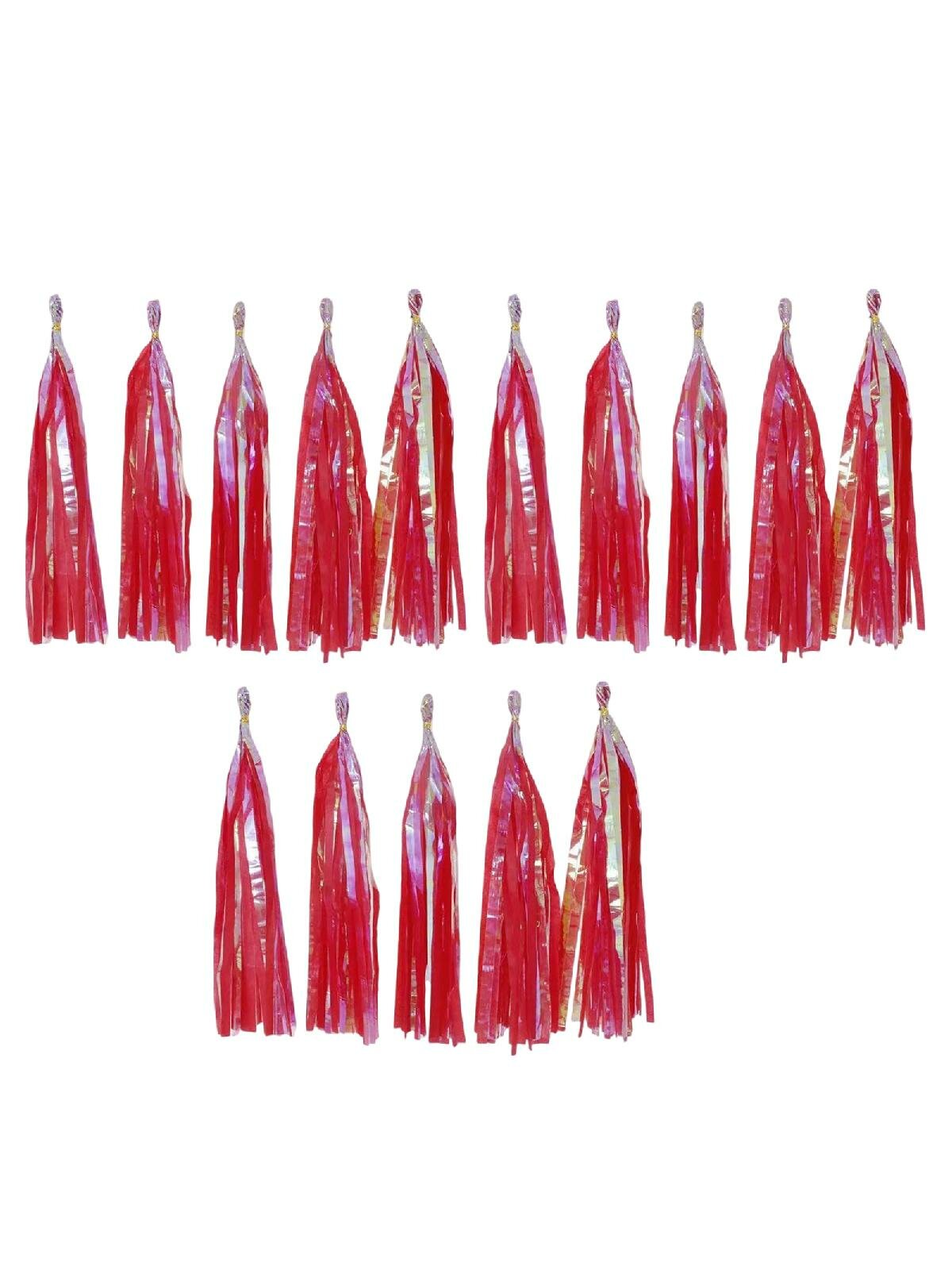 Кисточки, гирлянды и растяжки разных цветов своими руками для оформления торжеств