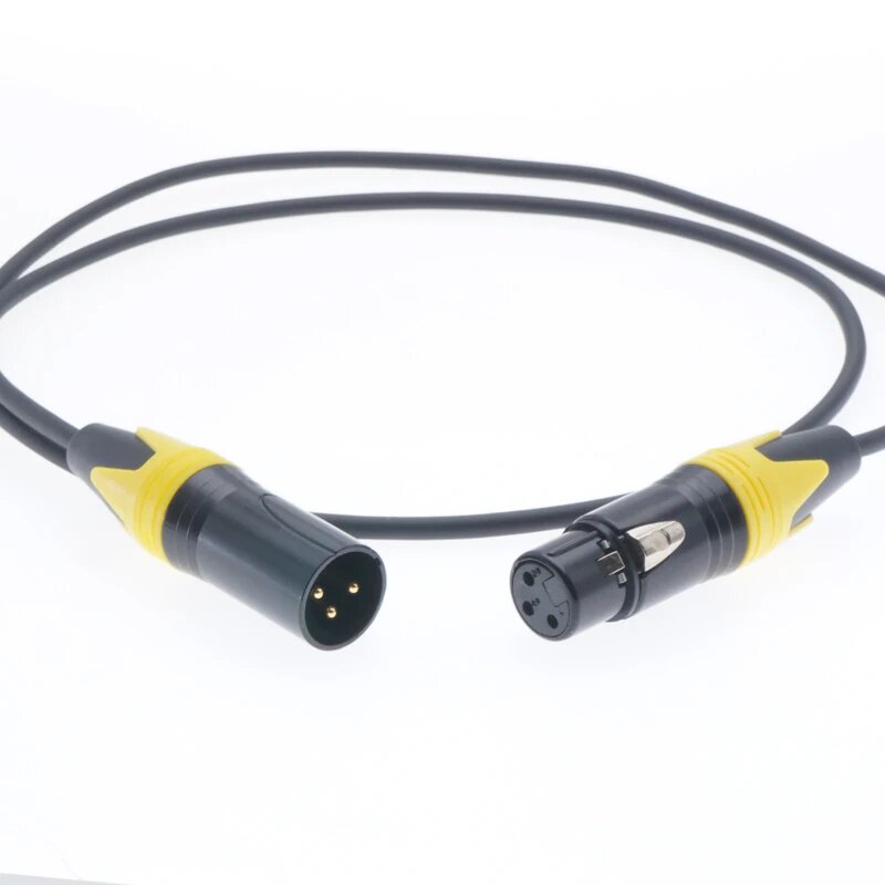 XLR кабель 1 метр, черный