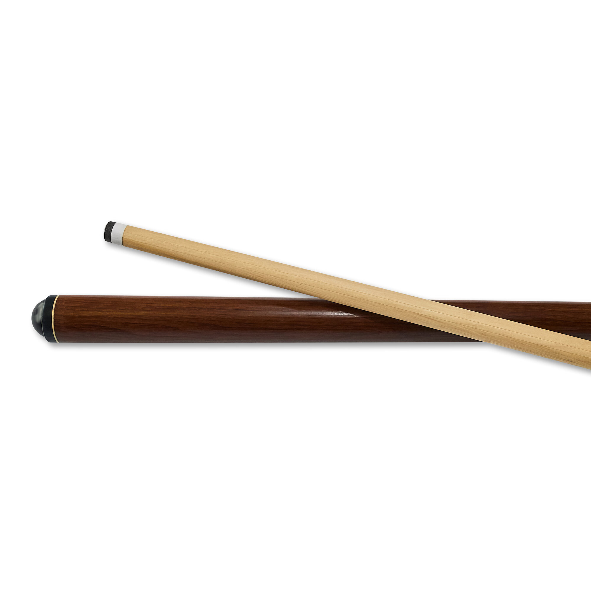 Кий для русского бильярда "Мицар" б н (термограб - черный - красный граб) / арт. F128003