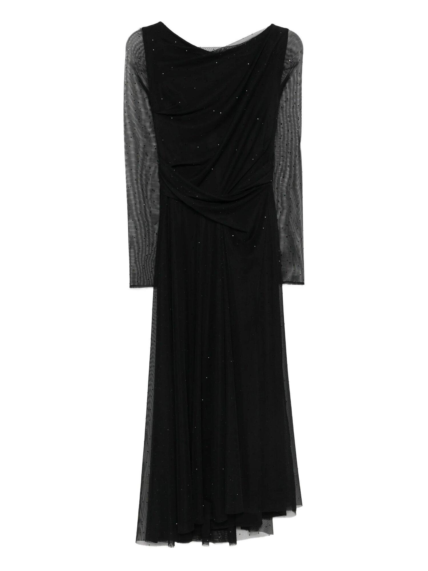 Платье Embellished sheer midi dress