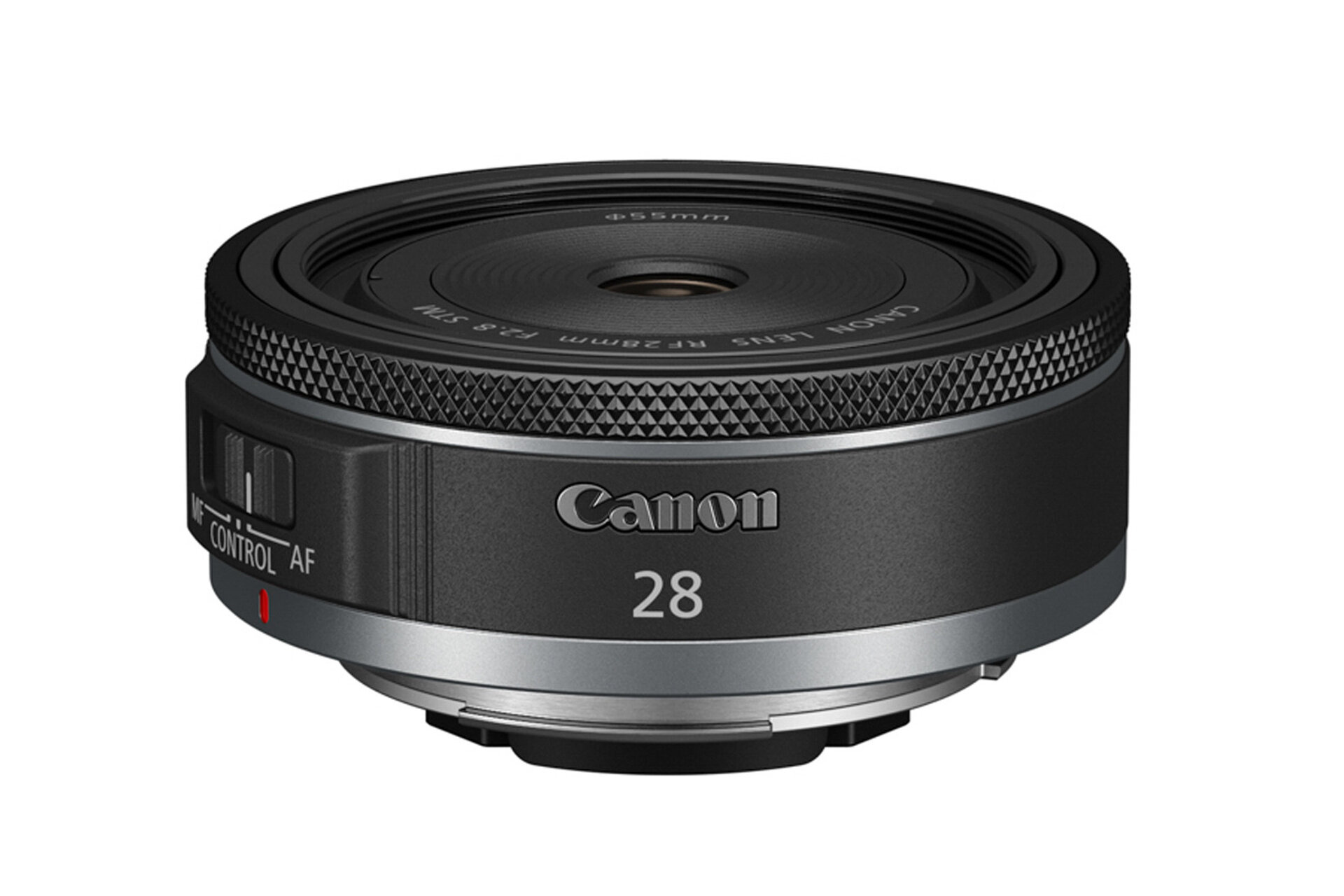 Объектив Canon RF 28mm f/2.8 STM, компактный, широкий угол, чёрный