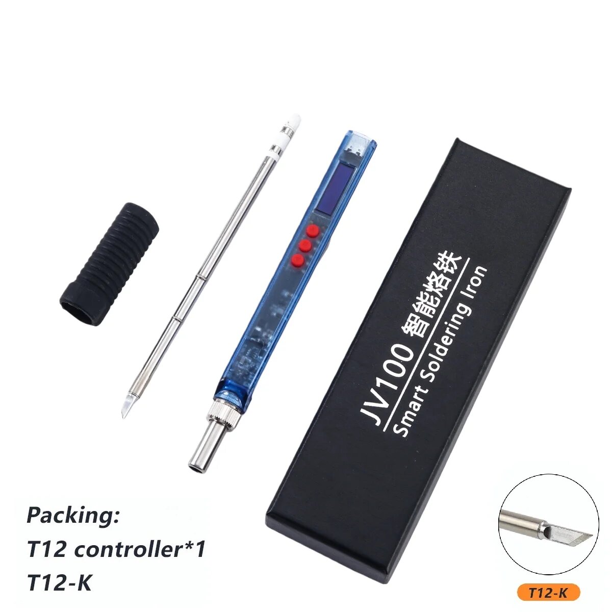 T12 OLED Мини-паяльник 65 Вт With T12-K tip