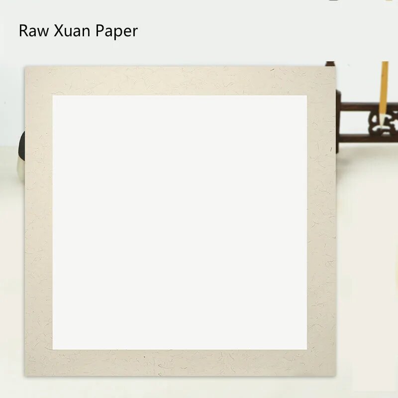Бумажные карты suvtoper 001 для каллиграфии, 10 штук Белый, K Raw Xuan Paper