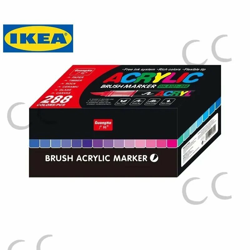 IKEA Маркер Акриловый, 288 шт.