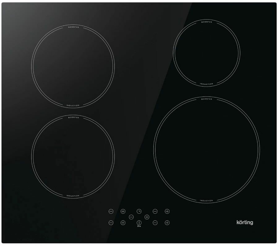 Варочная панель индукционная Korting HI 64044 B, черный