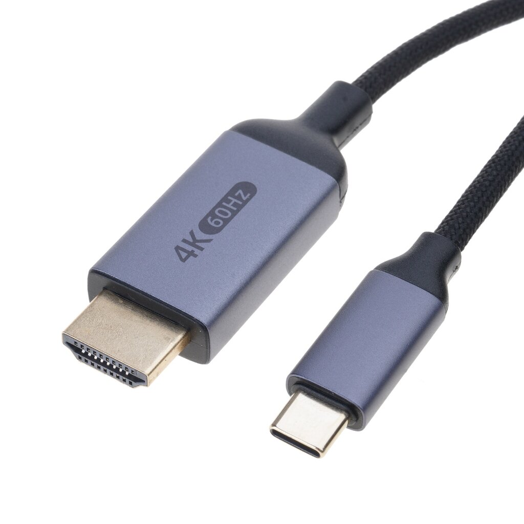 Подходит для проекционного кабеля Apple 16TypeC к HDMI для мобильного телефона, планшетного компьютера, 1 м-4K60Hz
