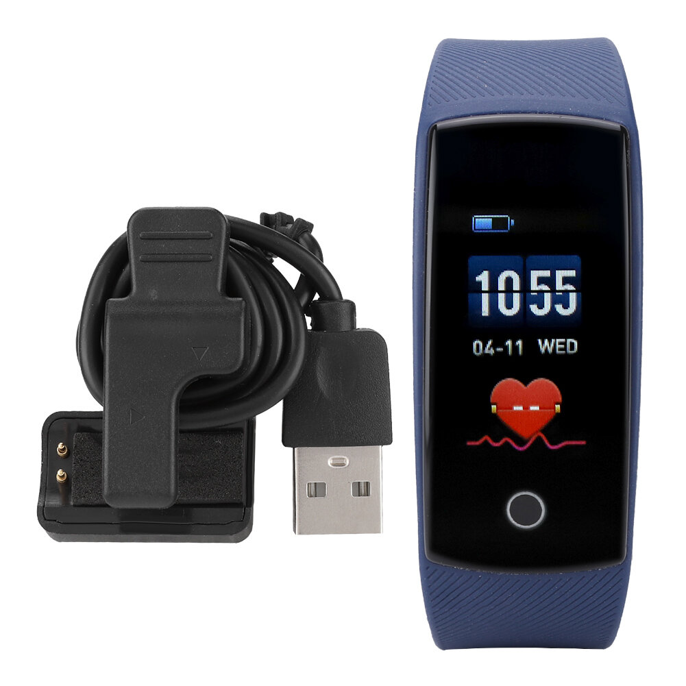 Водонепроницаемый смарт-браслет HD, погода, спорт, сон, мониторинг ЧСС и давления.