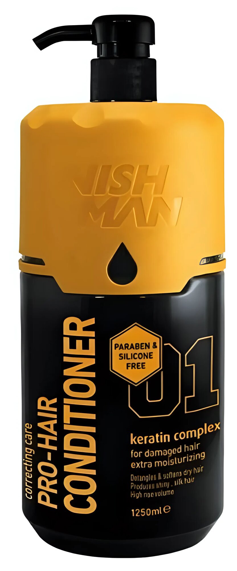 Кондиционер для волос NISHMAN Professional Hair Conditioner 01, кератин, 1250мл