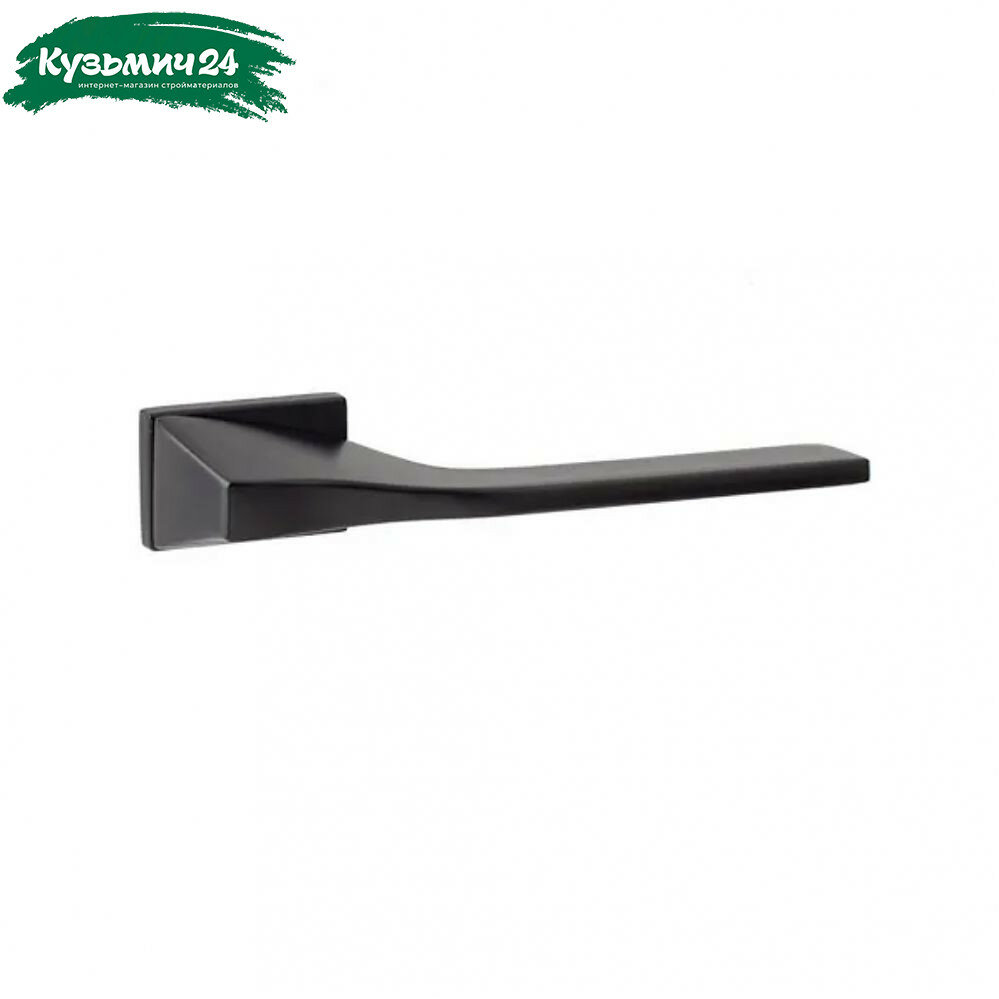 Ручки дверные Code Deco Fusion H-100156-A-BLM, алюминий, черный матовый