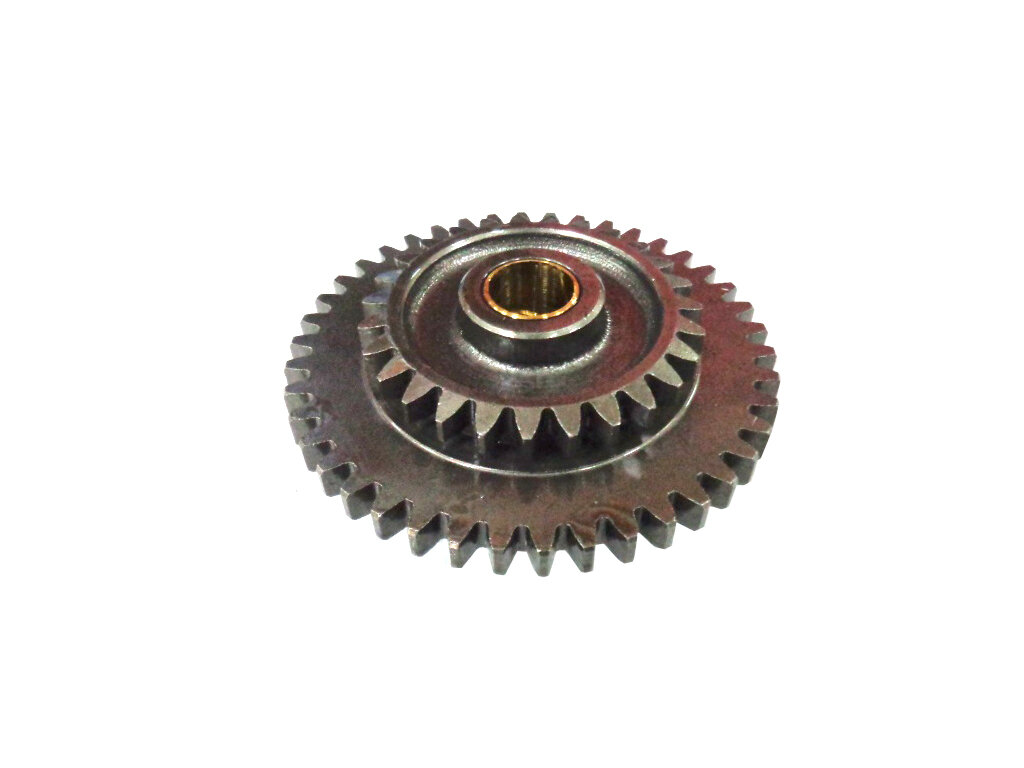 Блок шестерен Урал заднего хода и пускового механизма "ММ"