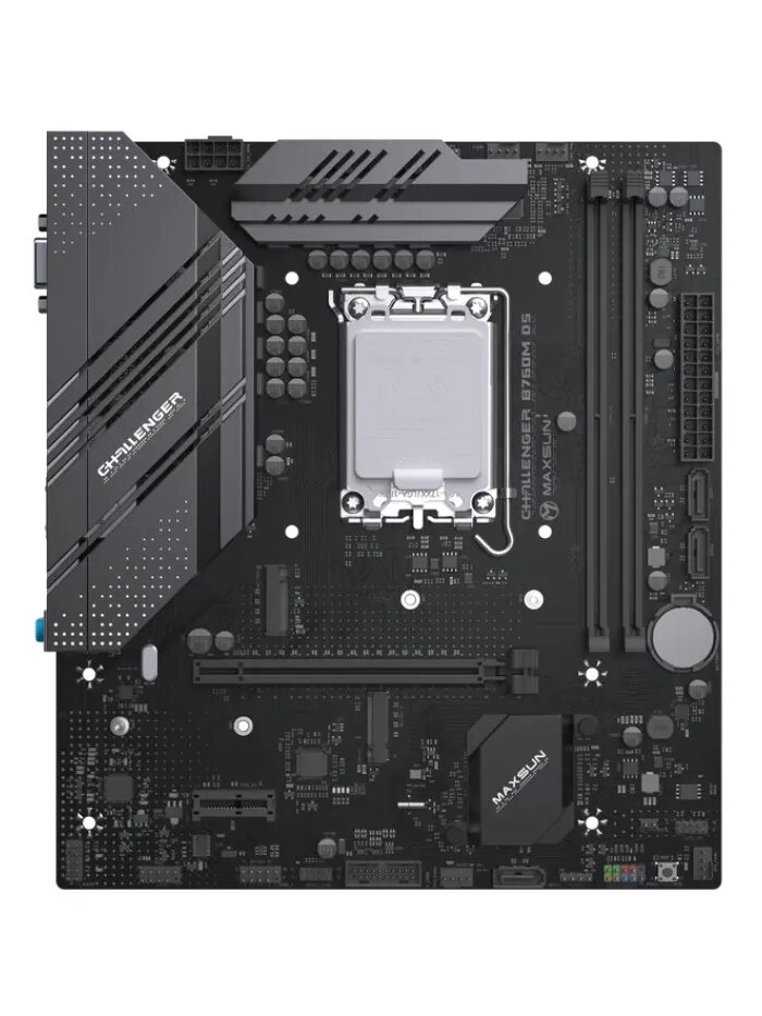 Материнская плата MAXSUN Challenger B760M D5 Micro-ATX LGA1700 Intel B760 2xDDR5 (96ГБ)