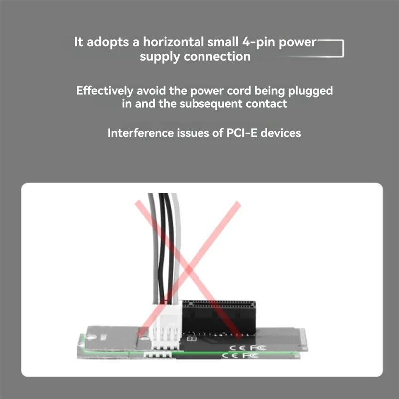 PCIe NGFF к PCI-E X4 Адаптер — фото 1