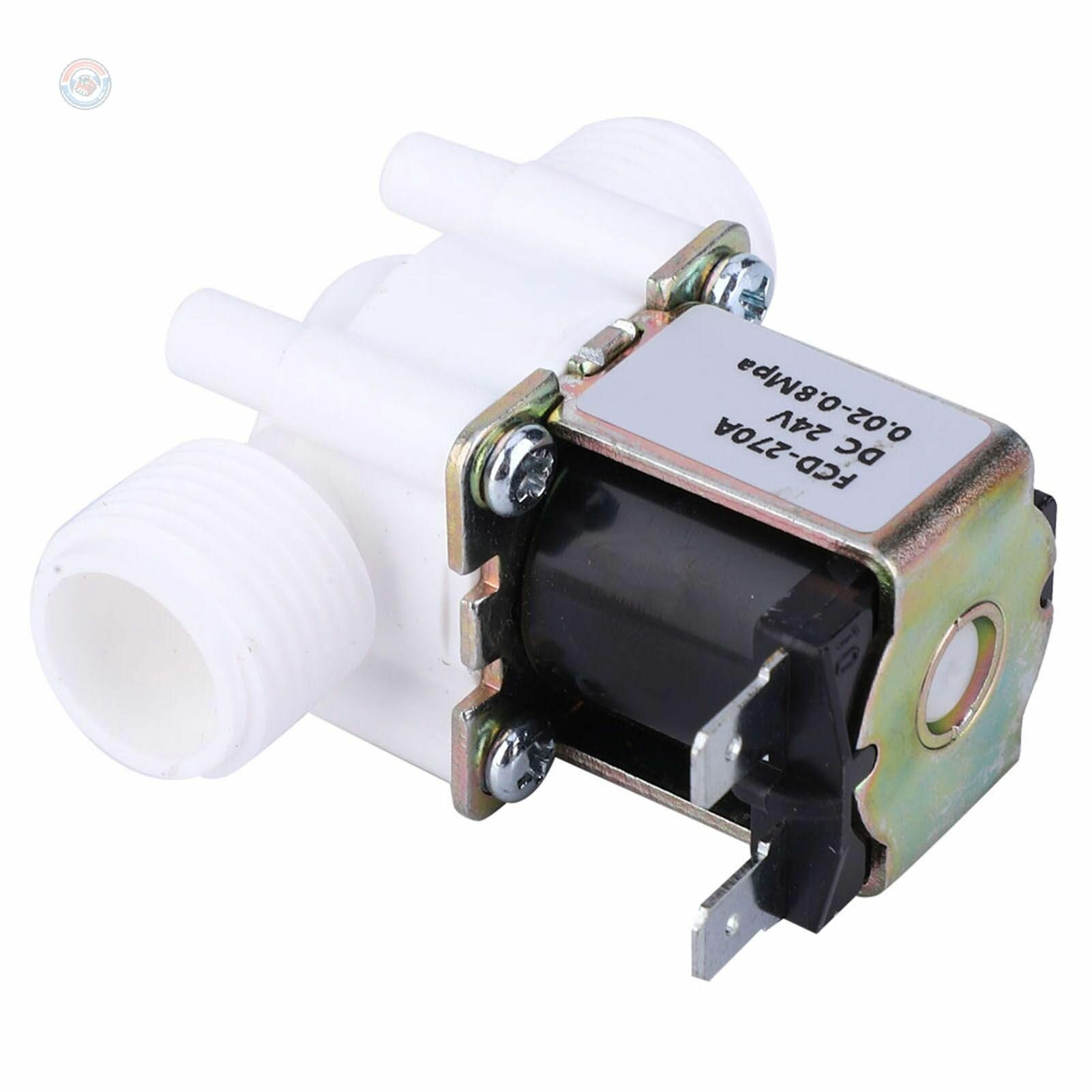 Электромагнитный клапан нормально закрытый, соленоидный водяной клапан G1/2 для автоматического управления подачей воды, высокое давление, компактный