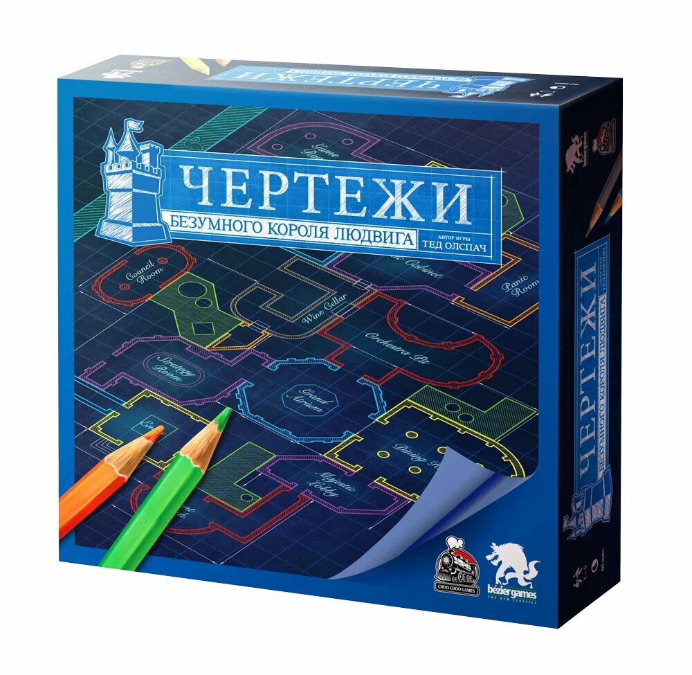 Игра Choo Choo Games "Чертежи безумного короля Людвига", 1 шт