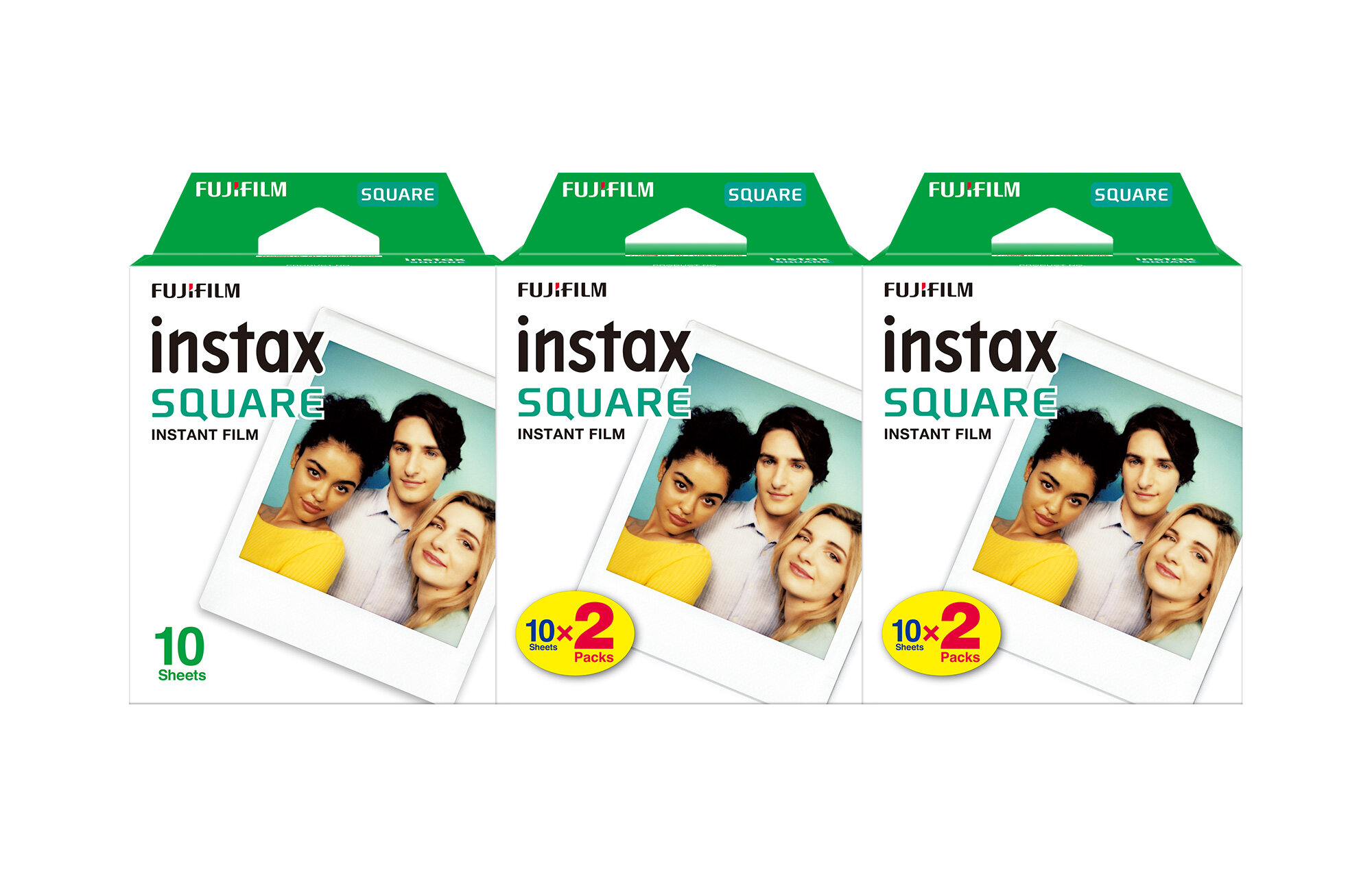 Фотобумага Fujifilm Instax Square, multicolor, 40 шт.