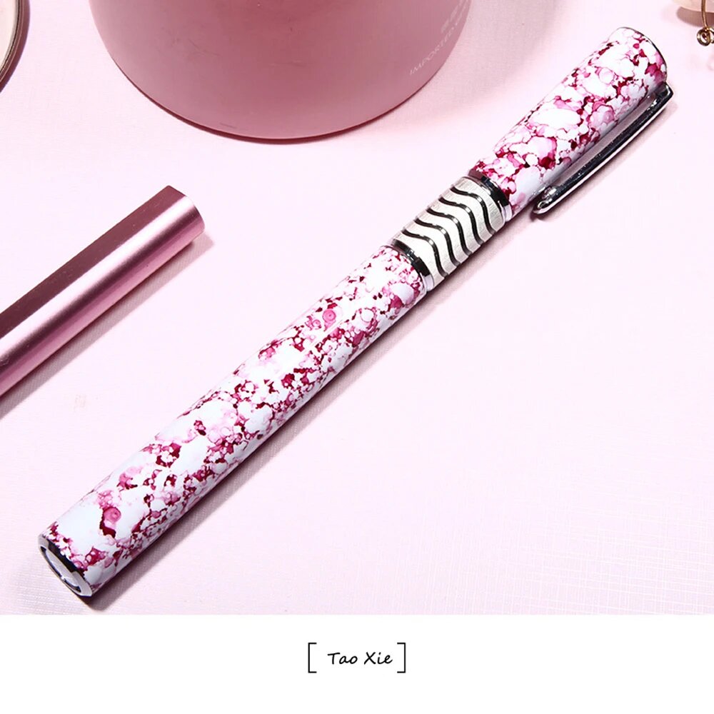 Перьевая ручка WZWCFO ShuiYao в китайском стиле Розовый, ЭФ, B
