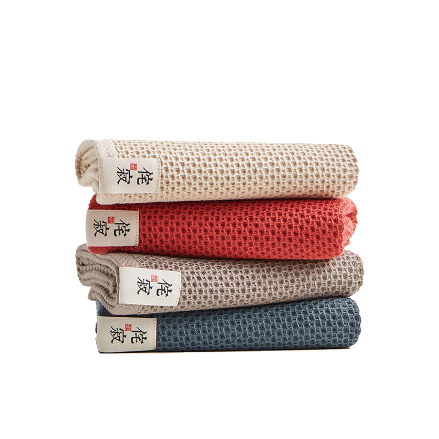 Банное полотенце Sanli JS813-3 красное