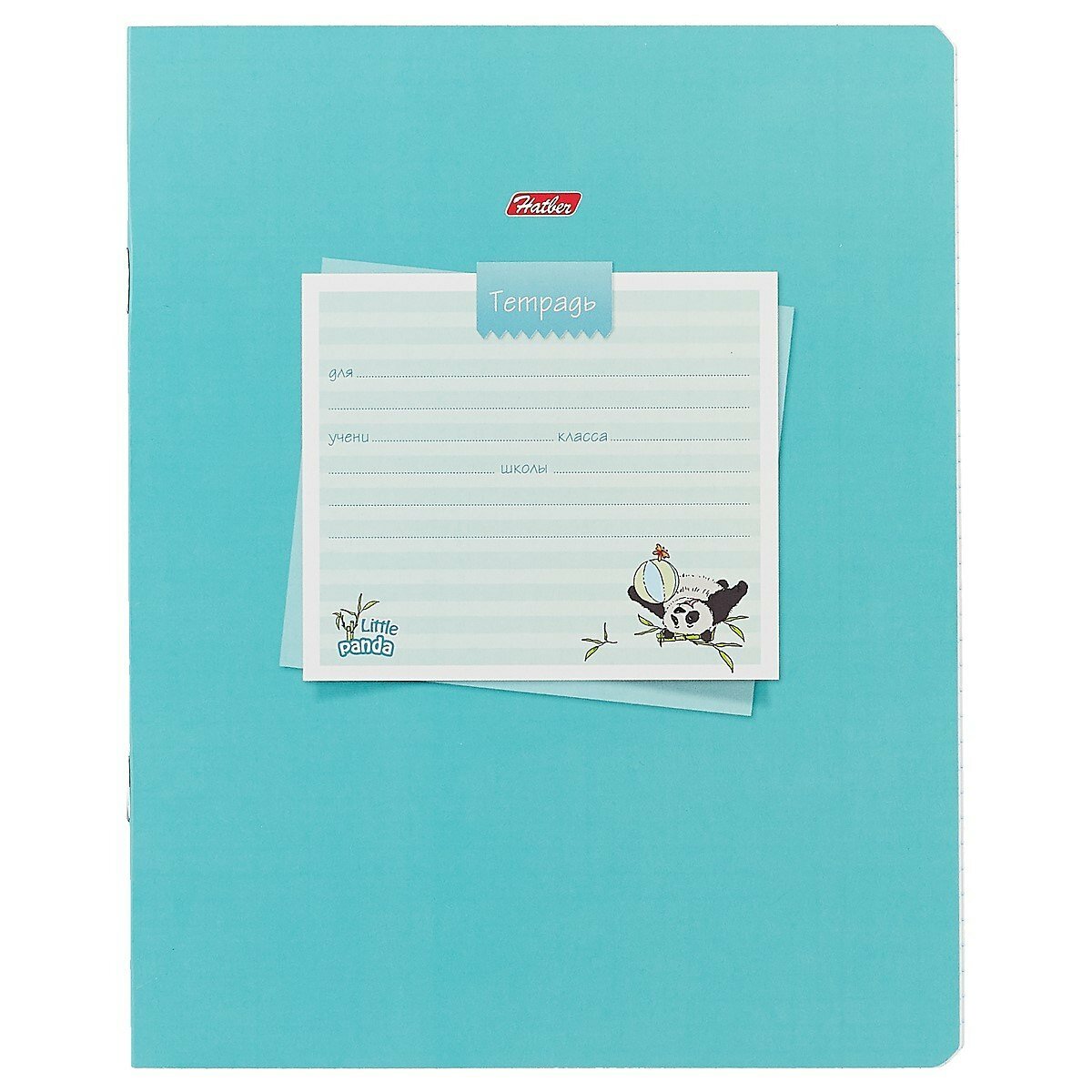 Тетрадь в клетку Hatber, "Маленькие панды", 12 листов, в ассортименте