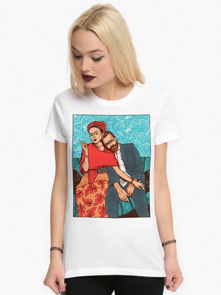 Футболка Ван Гог и Фрида Кало / Искусство / Женская