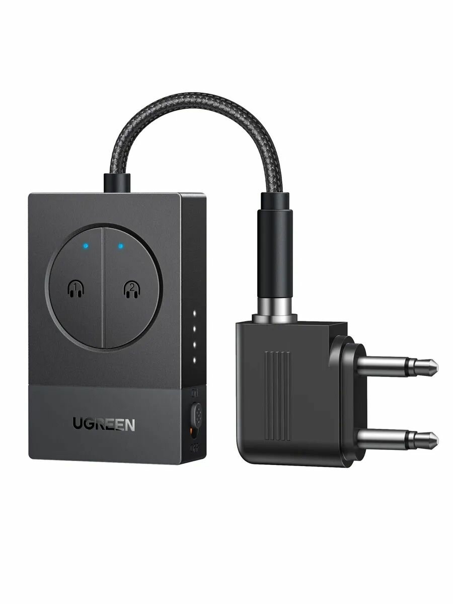 Аудио Bluetooth трансмиттер UGREEN BT305 (65706) Bluetooth Transmitter Audio Adapter. Цвет: черный.
