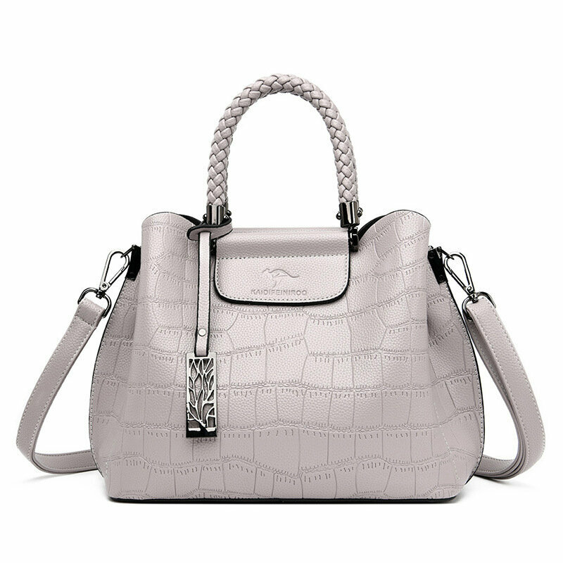 2025 New Women's Bags Middle-aged Women's Bags Large Capacity Handbags Women's Versatile Mother's Crossbody Bag European and American One-piece Dropshipping