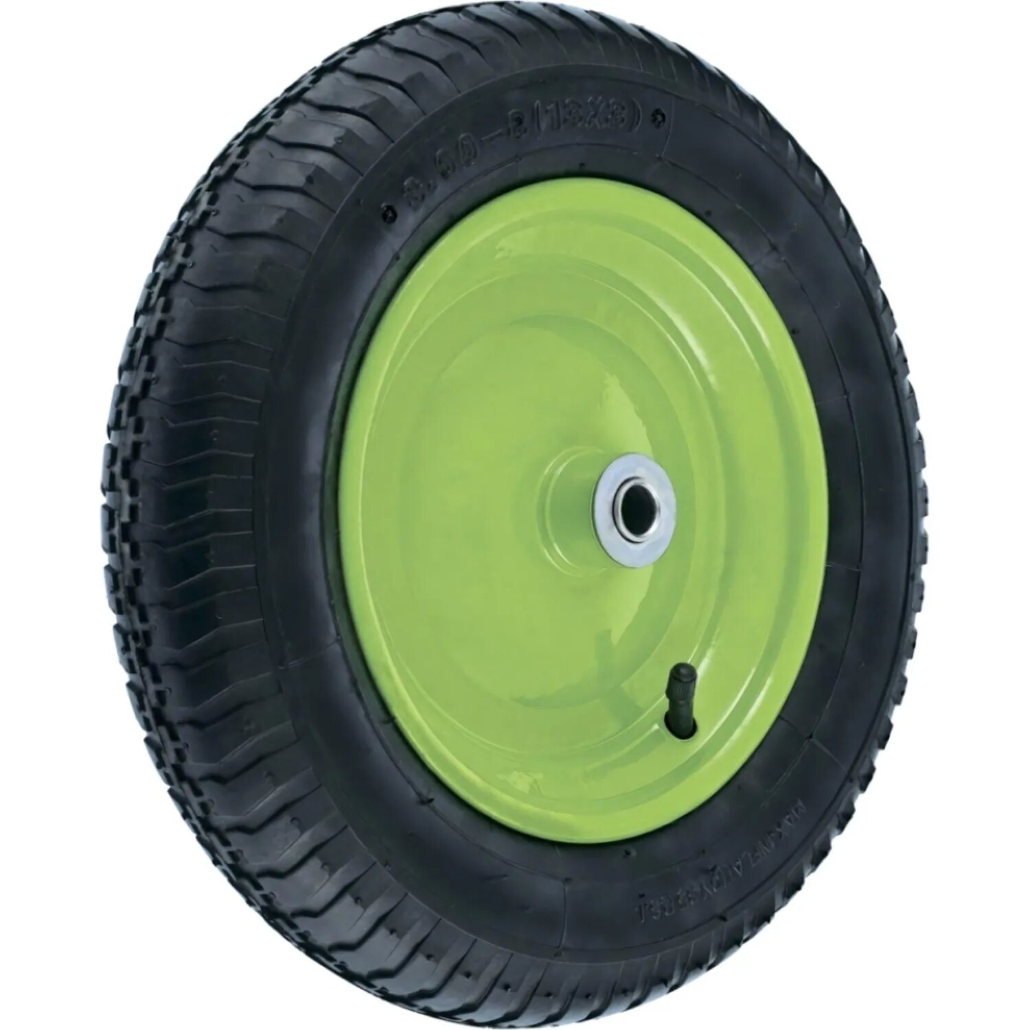 Колесо для тележки пневм 3.00-8, ось 90 мм , подш. 16мм Сибртех (68971)