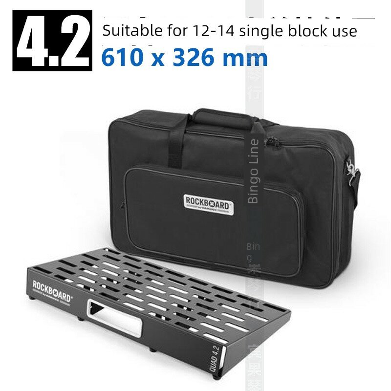 4.2-Пакет Гитарный Педальный Блок с Кейсом и Блоком Питания, 18x14 Дюймов