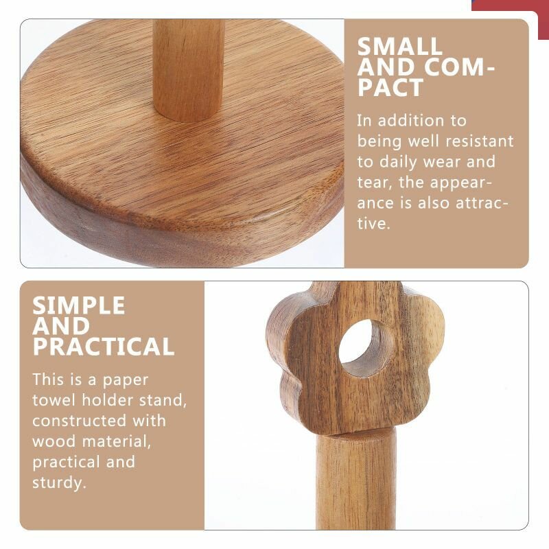 Держатель для туалетной бумаги, подставка для хранения салфеток, кухонная полка, деревянный вешалка 34.3X13X13CM-