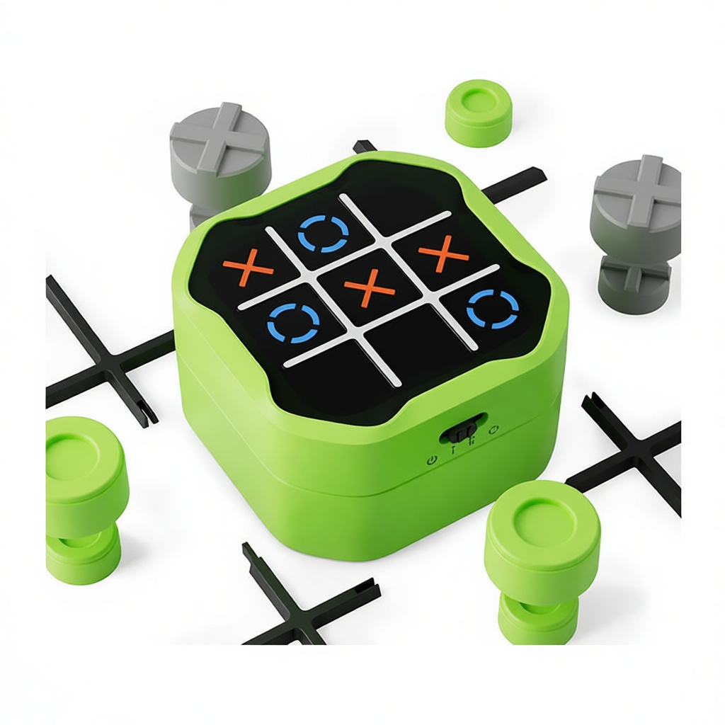 Интерактивная игровая консоль Tic-Tac-Toe Bolt Giiker (JKJZQ001) зеленый