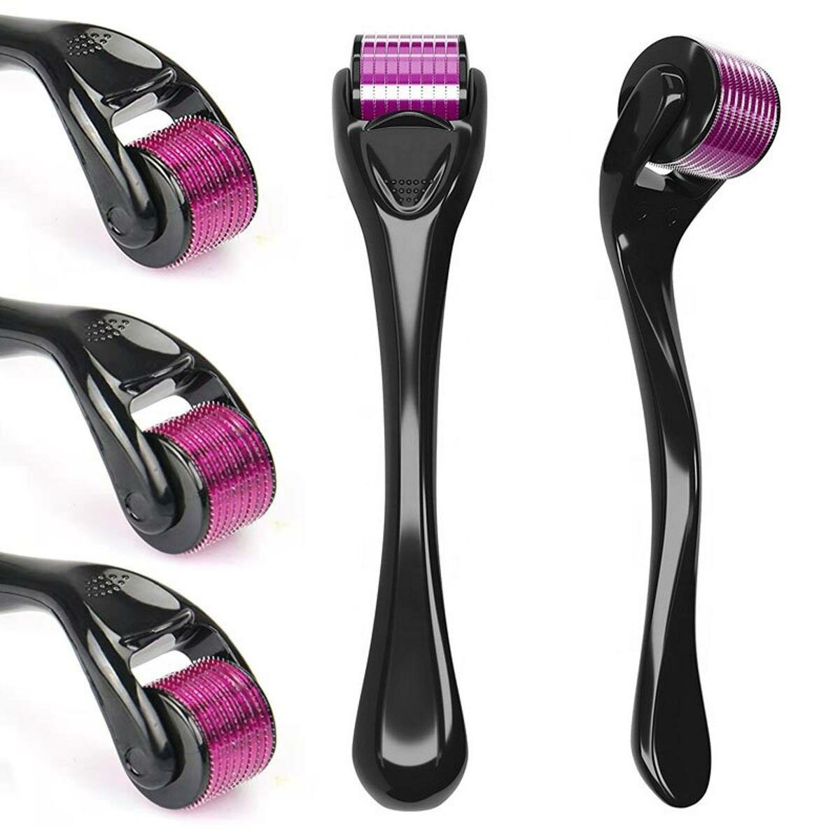 540 микроигольчатый ролик для лица с микроиглами для красоты, длина иглы 0,2/0,3 мм, титановый микроигольчатый ролик