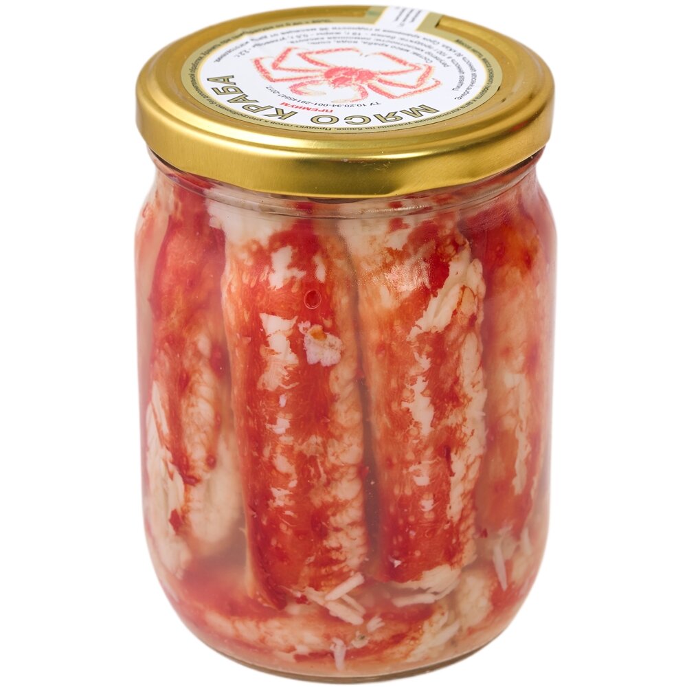 Мясо краба 1-я фаланга Премиум 520мл