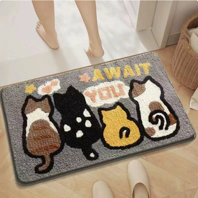 FILIGRANA Летний пляжный коврик, впитывающий и нескользящий, из искусственного кашемира, 50см*80см