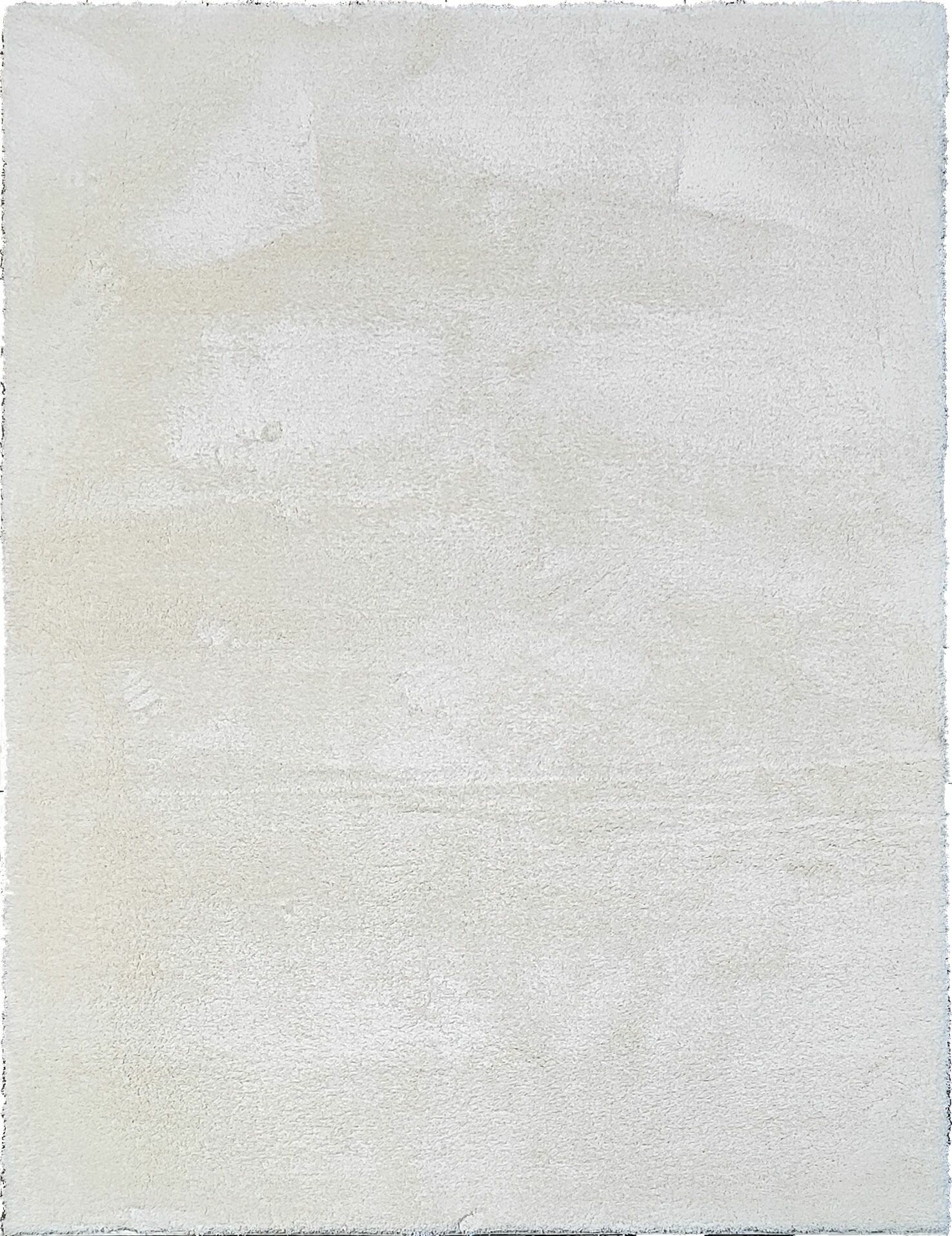 Ковер Ковровый дом, однотонный, 2х3м, прямоугольный, белый, Турция