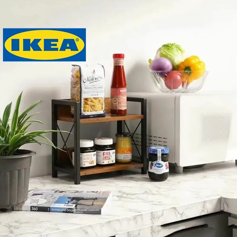 Полочка для специй, стеллаж настольный, полка органайзер для кухни