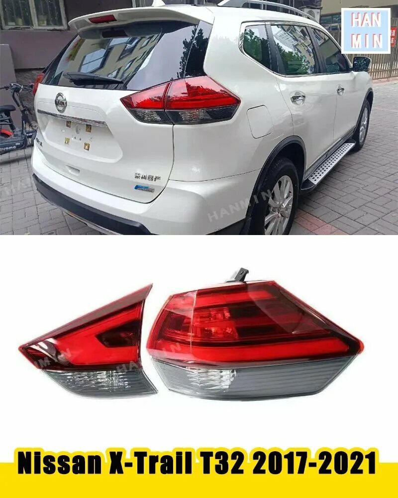 Фары автомобильные, Задний фонарь, 2 шт, арт. Подходит для сменных задних фонарей Nissan X-Trail T32 2017-2021 годов (без источника света)