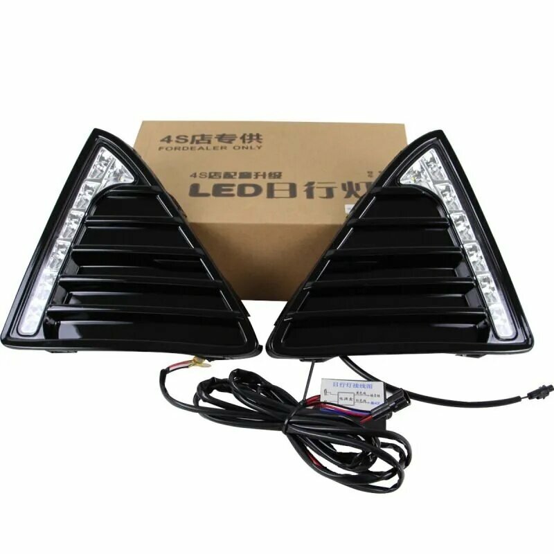 Светодиодные дневные ходовые огни Ford Focus 3 2012-2014 12V Светодиодная лампа DRL