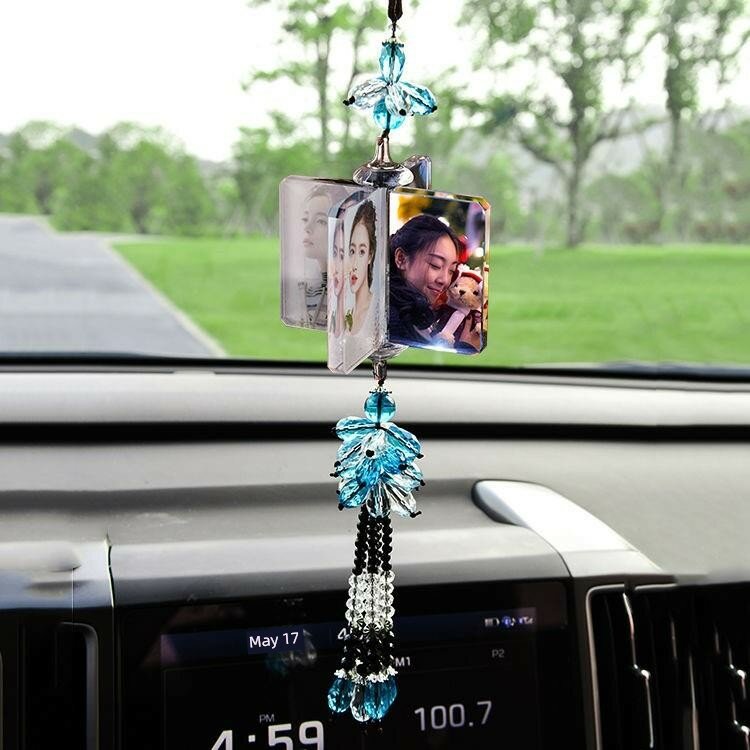 Подвесная фоторамка для автомобиля, украшение для авто, ручная работа, маленькая модная рамка для фотографий, декор для