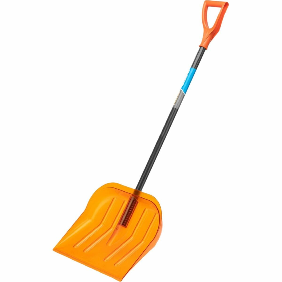 Лопата снеговая Сибртех, пластик, 46.5x41см с черенком 100см (ребра жесткости) (2127587)