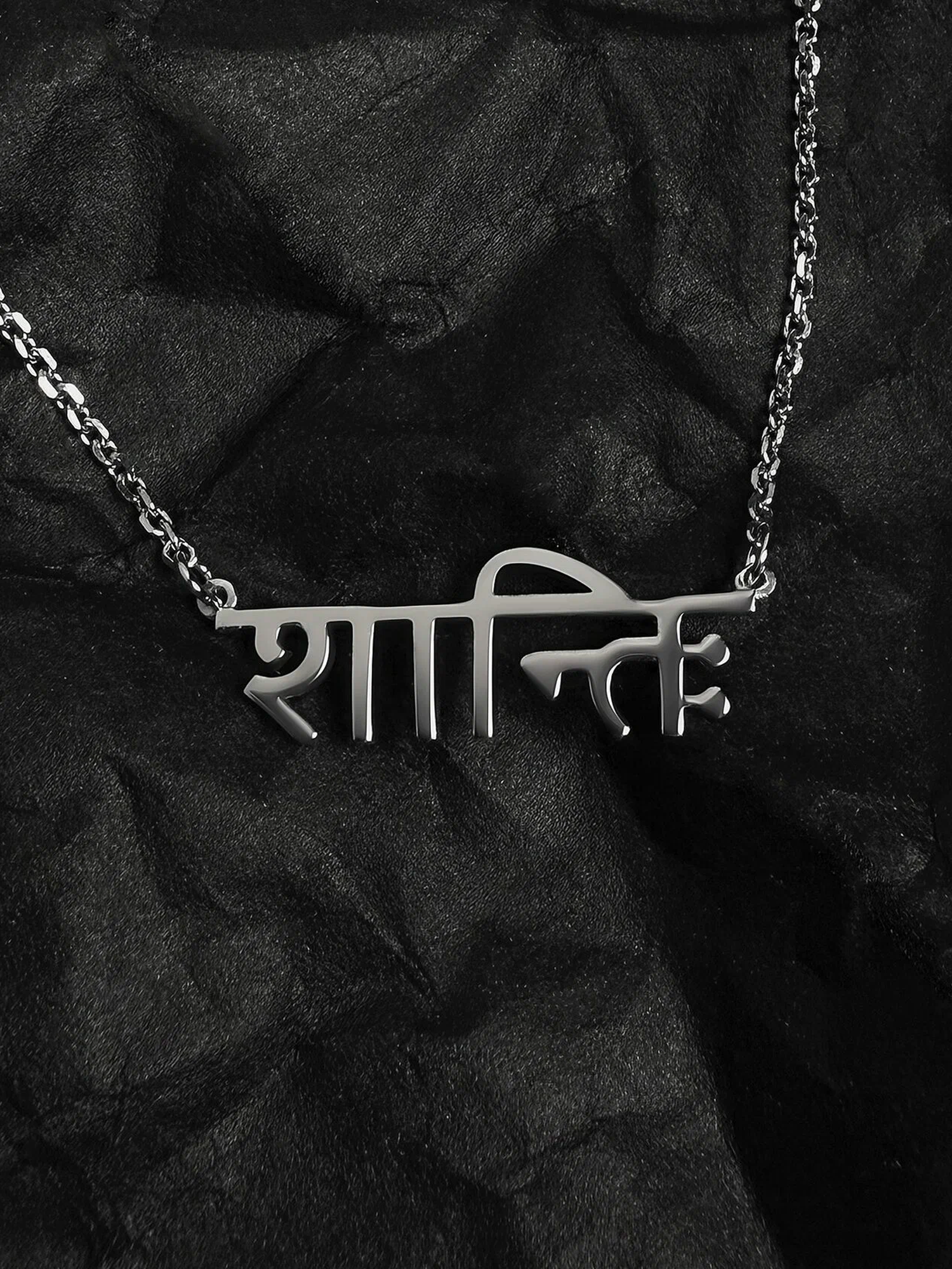 Колье, серебро, 925 проба, родирование