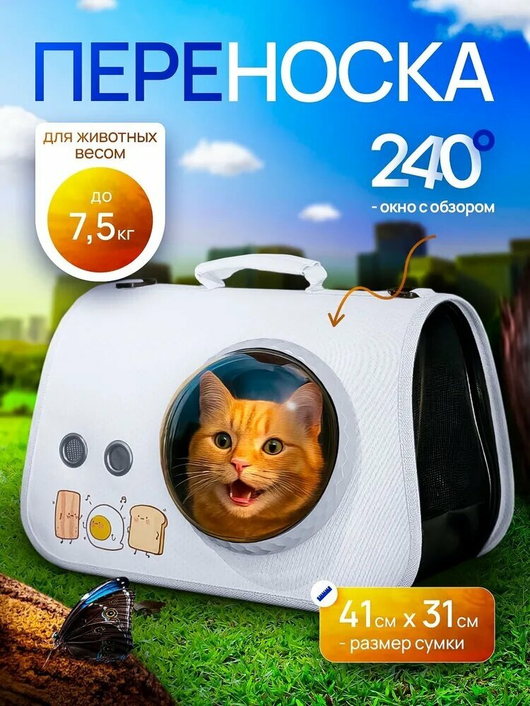 Переноска для кошек/для собак мелких пород